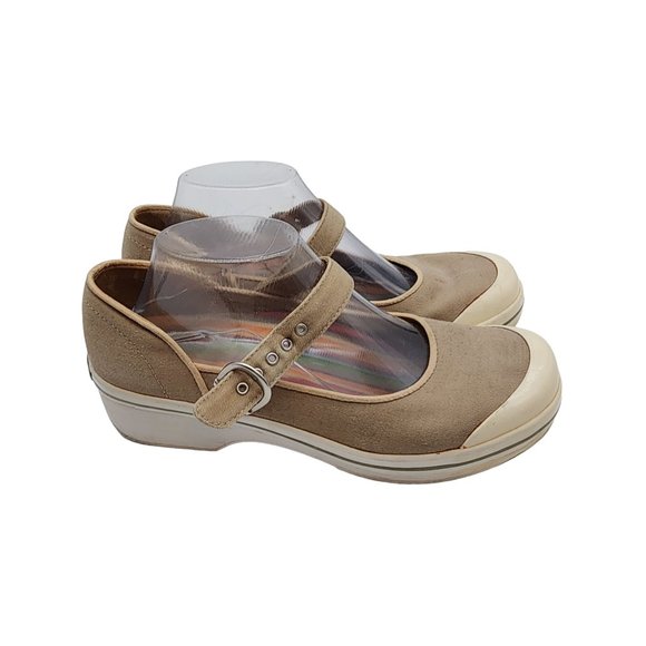 Dansko | Shoes | Dansko Valerie Vegan Canvas Mary Jane Clog Womens Size ...